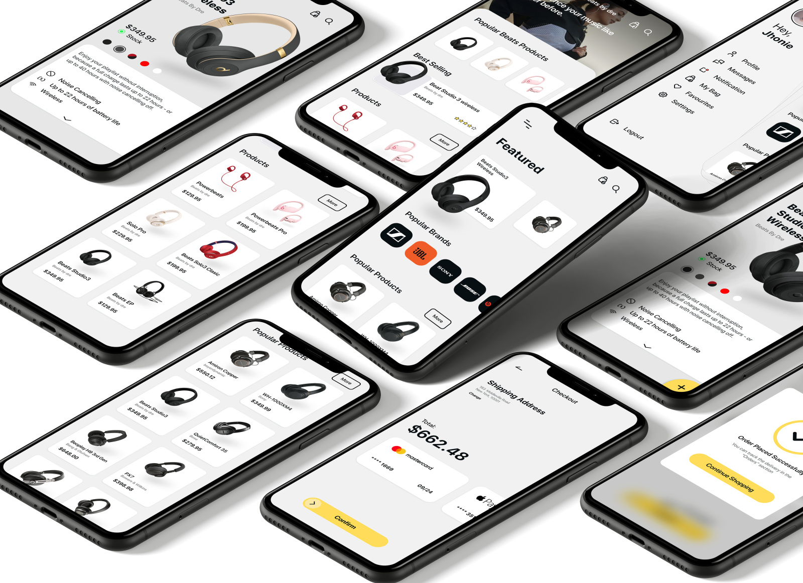 Headphone ecommerce app design concept by Mahmudul Hasan on Dribbble