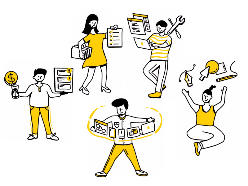 Product Team Role Play by Nathan Guo on Dribbble