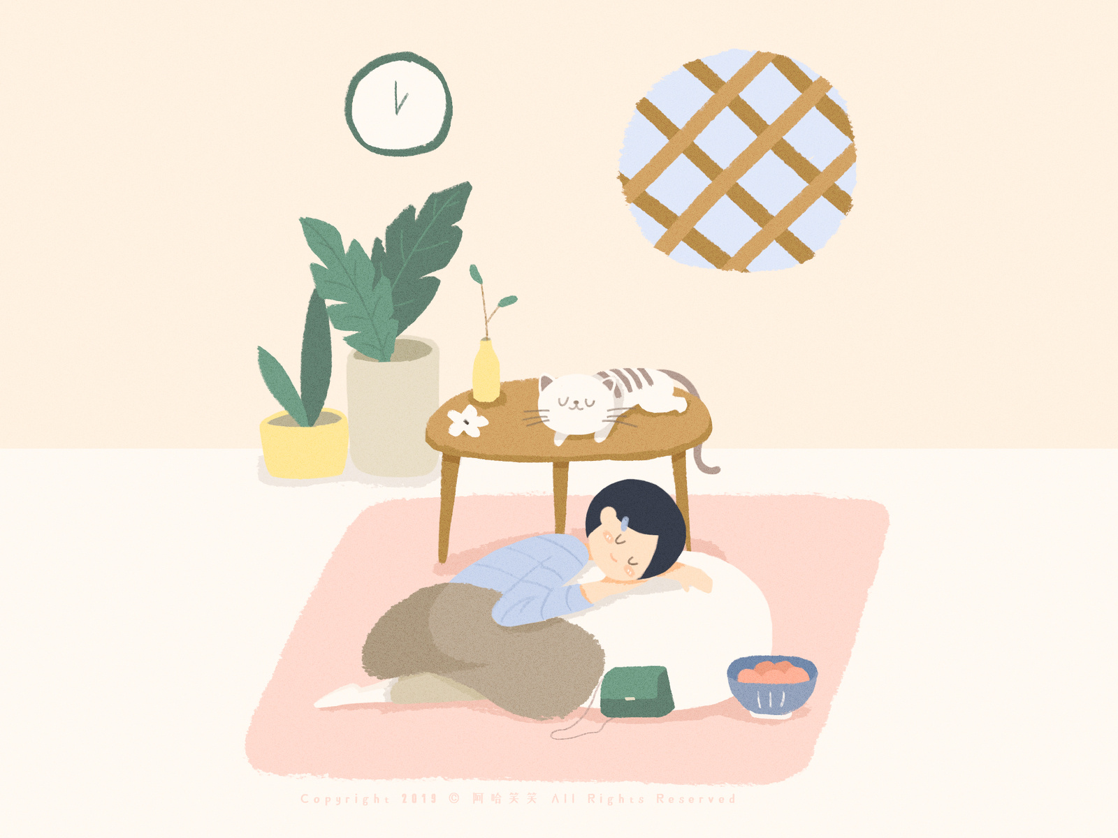 Sleep by 阿哈笑笑 on Dribbble