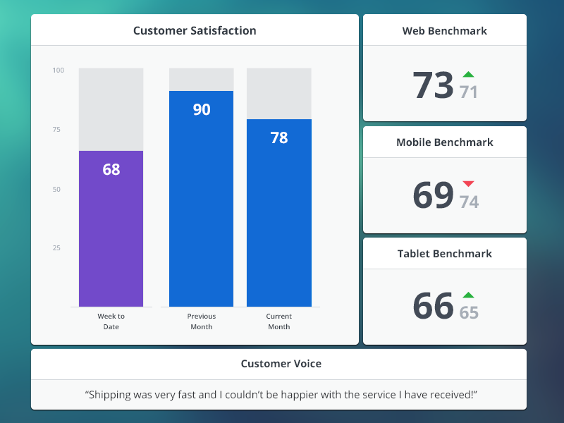 Analytics Dashboard for Customer Satisfaction by Nic Weber for multiply ...