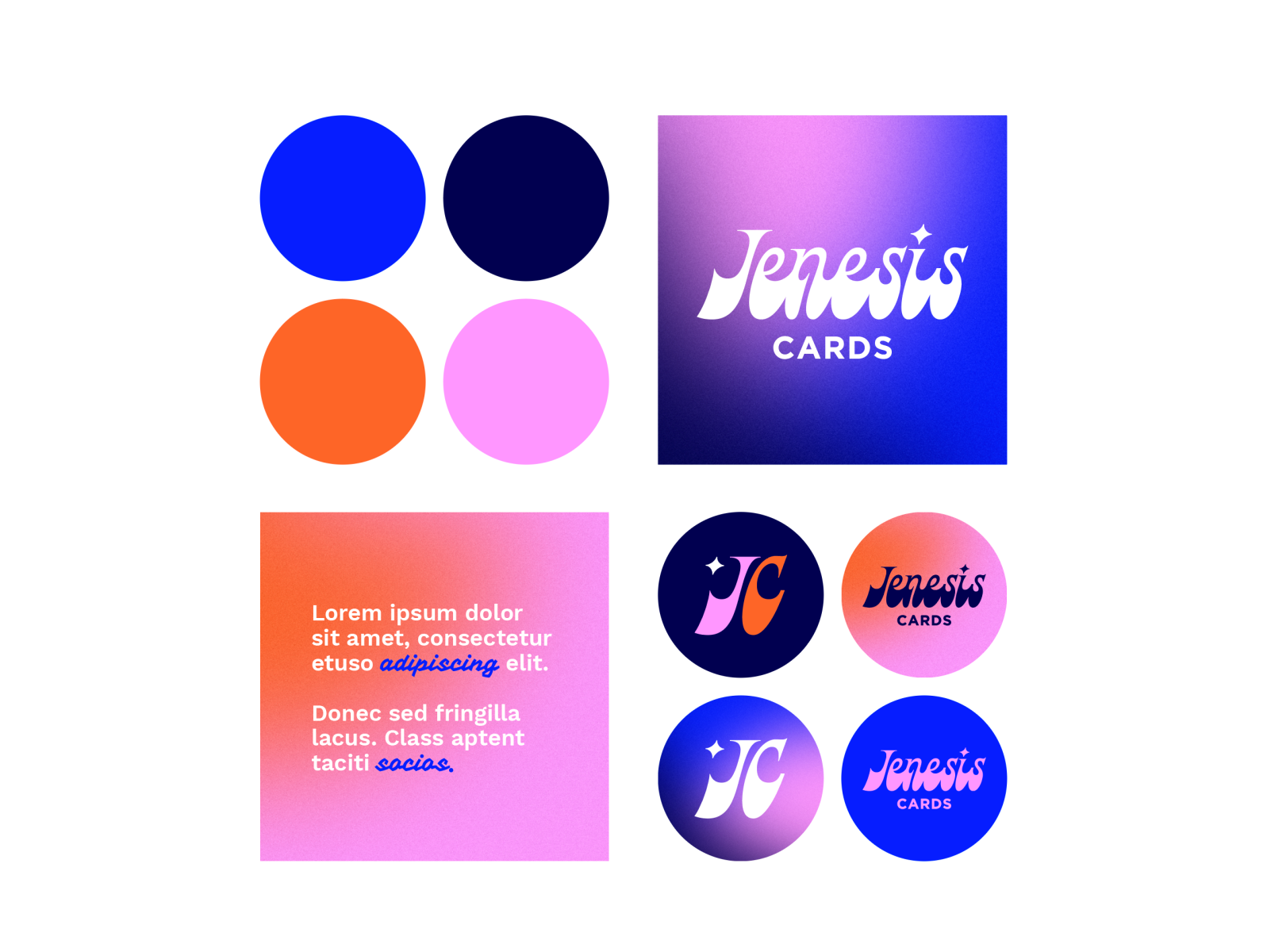 Jenesis Cards by Fallon Venable on Dribbble
