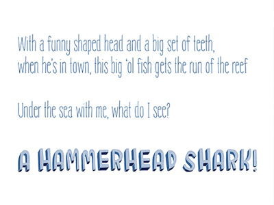 Hammerhead Shark Type by Ted Irvine on Dribbble