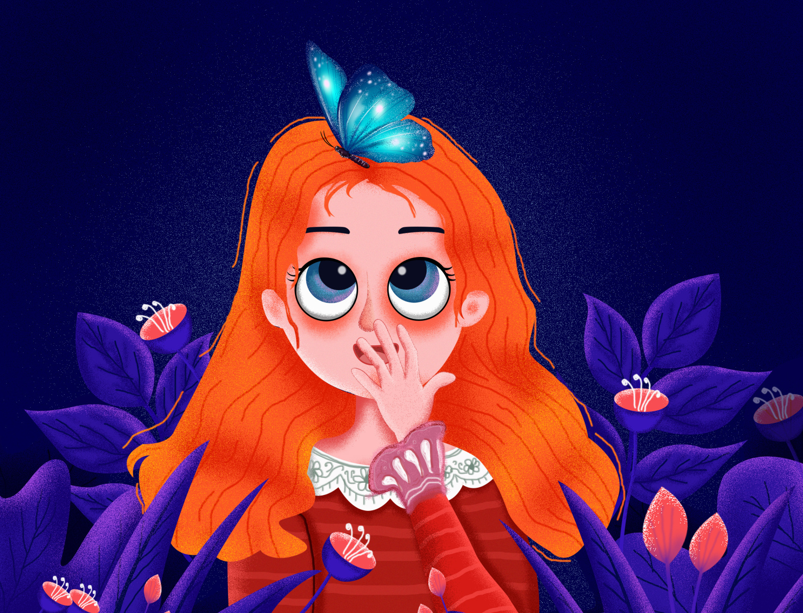 Exciting Girl by Partho Mondal on Dribbble