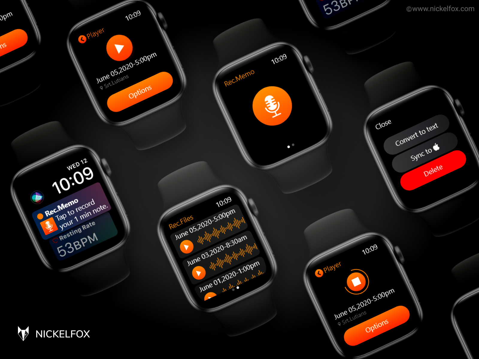 Concept Recording Application - Smartwatch App by Brahmjit Singh for ...