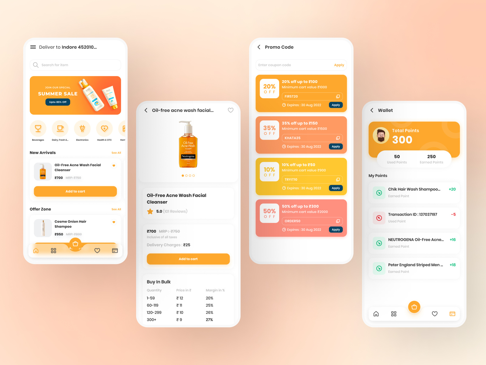 Bulk Order Mobile App Design by Charansingh Mandloi on Dribbble