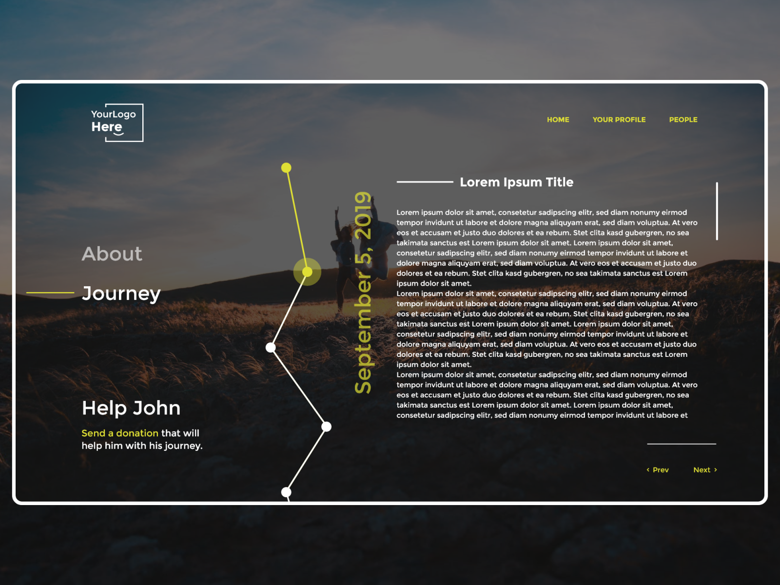 Story telling - Timeline Web Concept by Ritik Raj on Dribbble