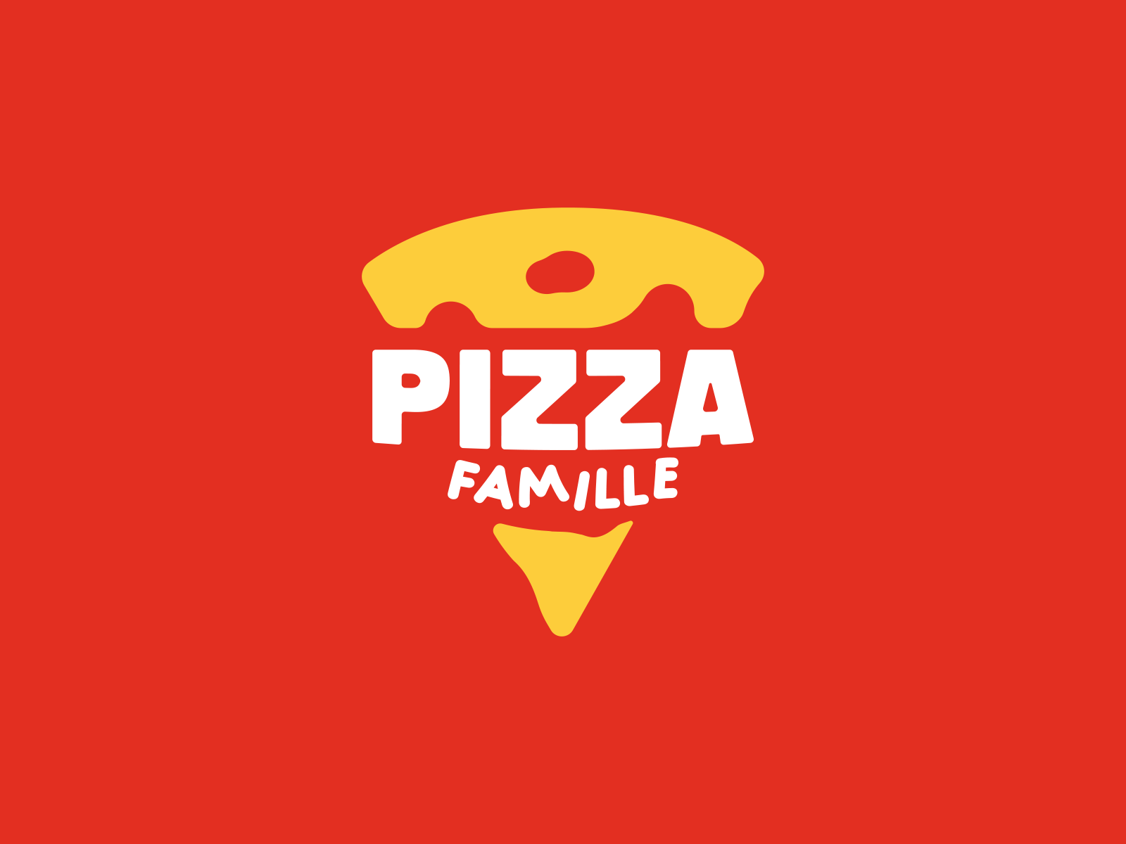 Pizza Famille | Logo design by Daniel Ramos on Dribbble