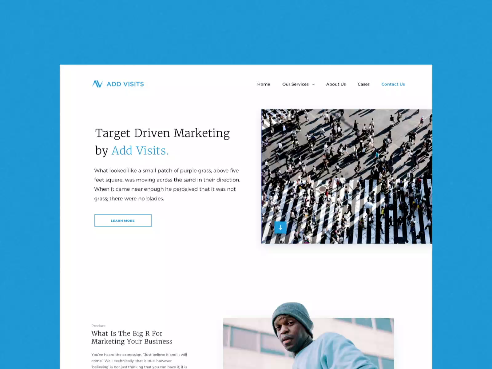 Creative landing page / Target Driven Marketing by Yulia Braslavska on ...