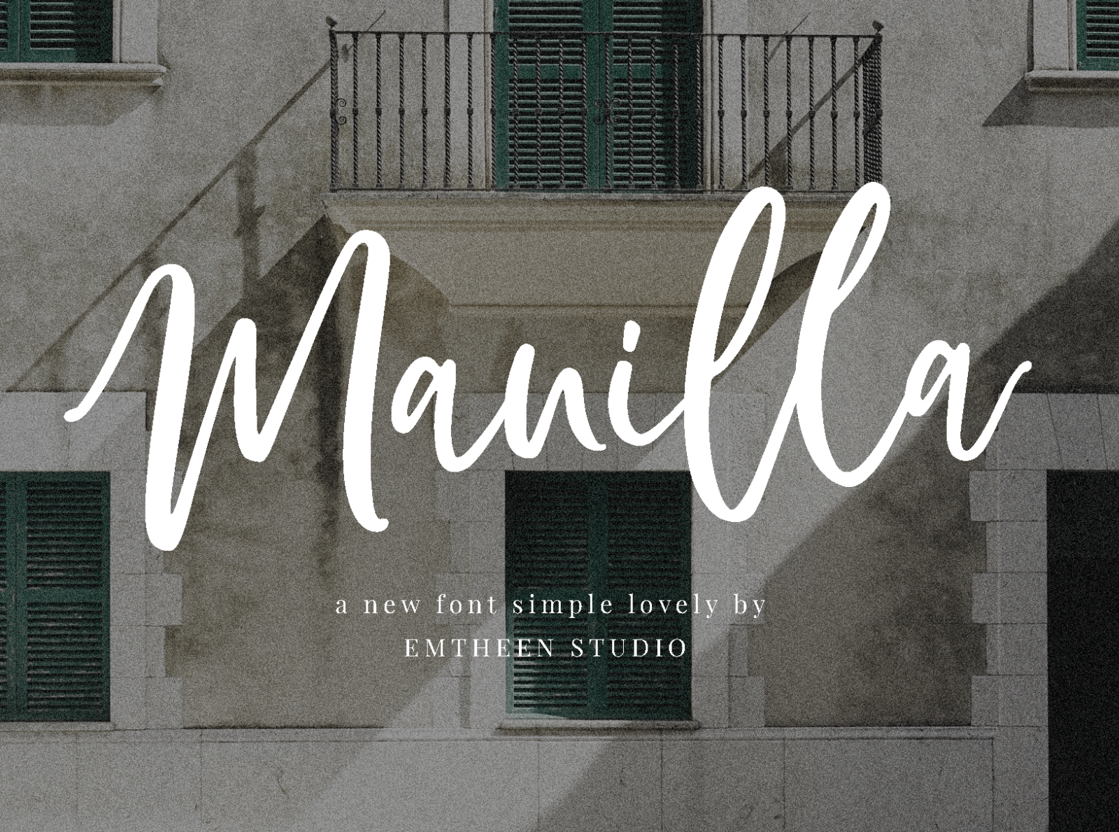 Manilla Free Script Font by Kendrick Smith on Dribbble