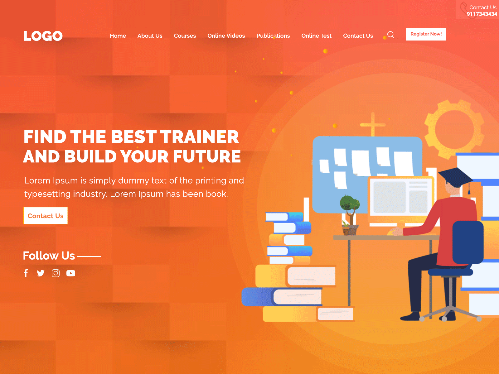 Education Banner by Pratichee on Dribbble