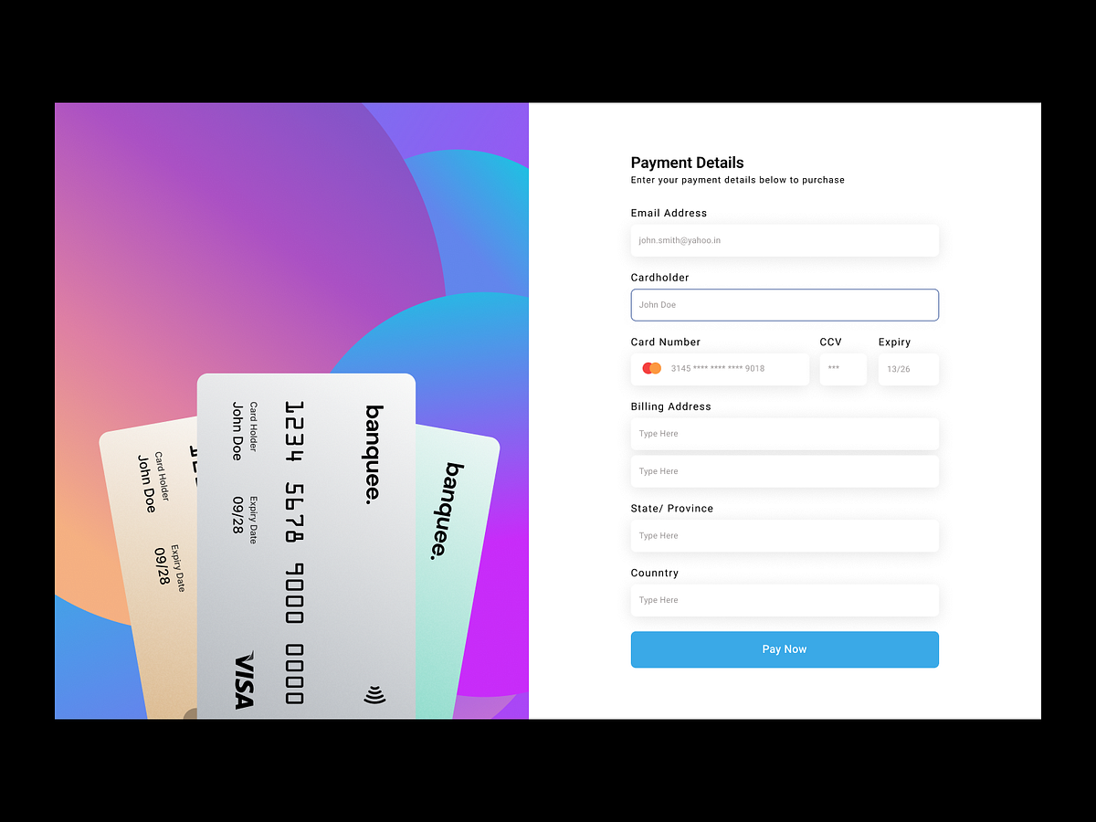 Browse thousands of Credit Card Checkout Form images for design ...