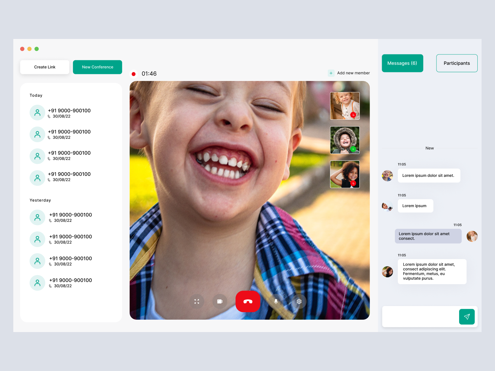 Group Video Call Platform by Muskan Jassal on Dribbble