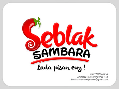 logoseblaksambara by Imam Wijanarko on Dribbble
