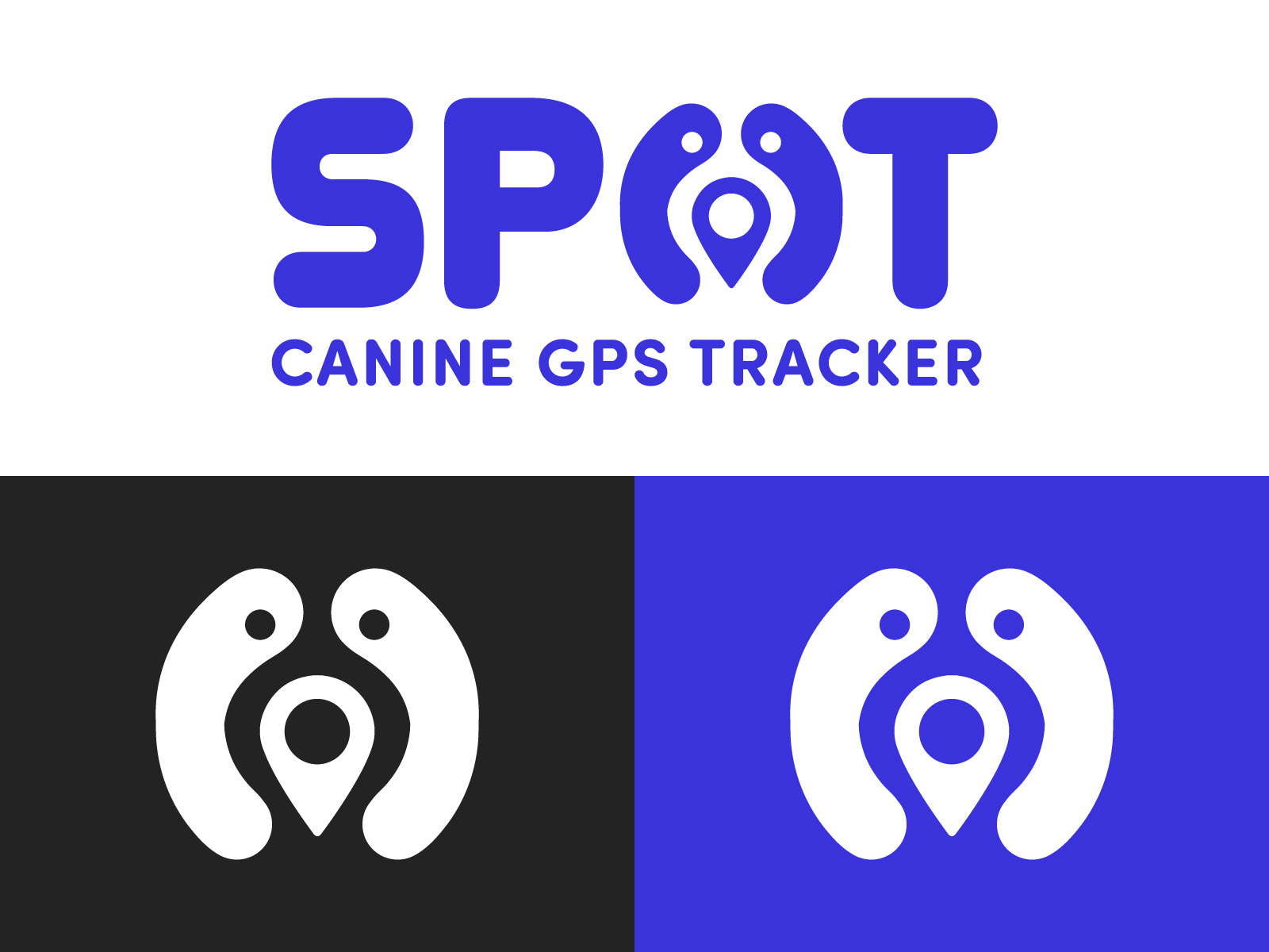 SPOT - Canine GPS Tracker Logo Concept by Alison Brunson on Dribbble