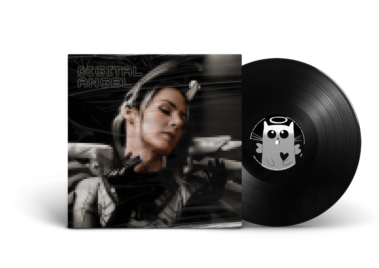6/50 Project Album Art "Digital Angel" by Davron Bowman on Dribbble