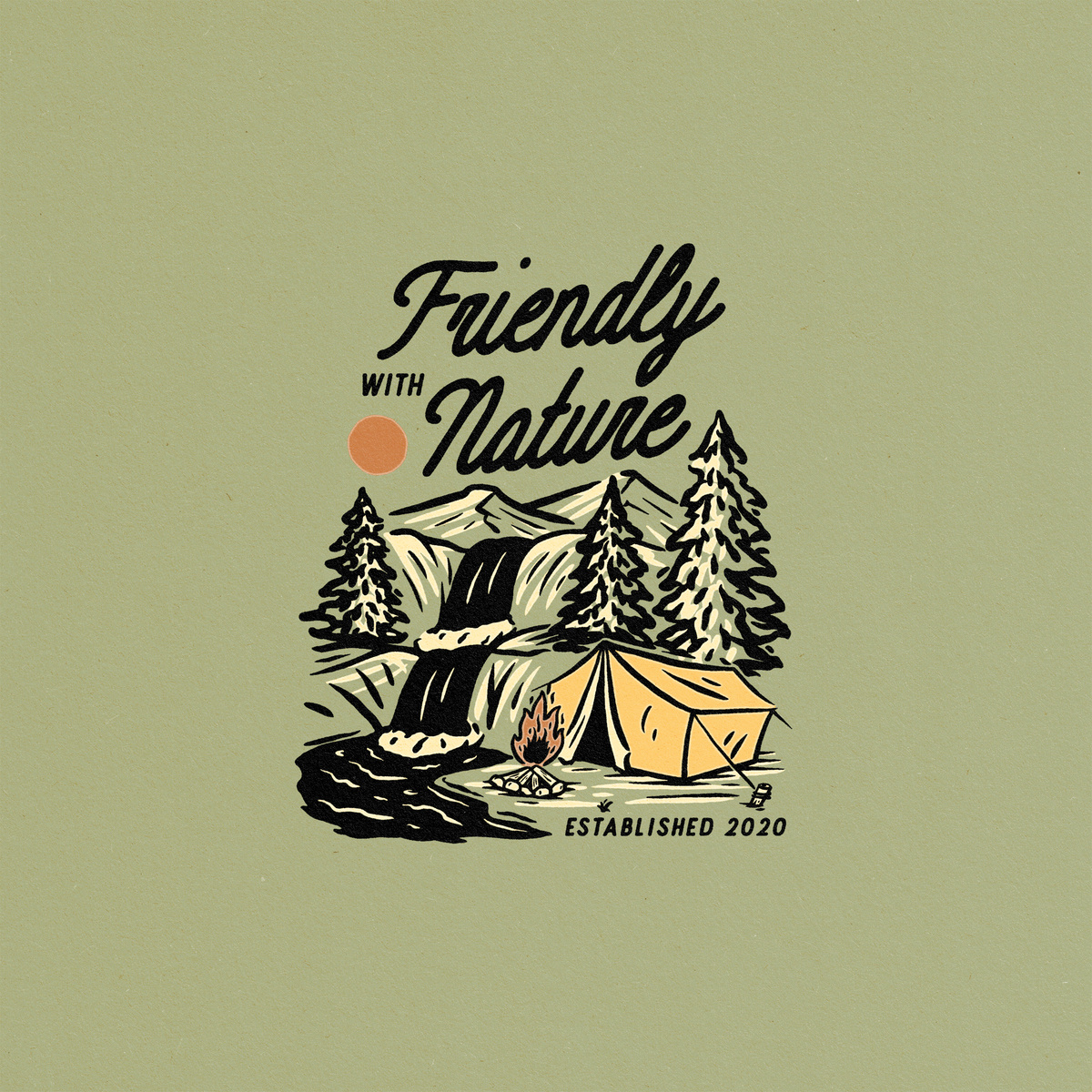Friendly with Nature by Antcoup on Dribbble