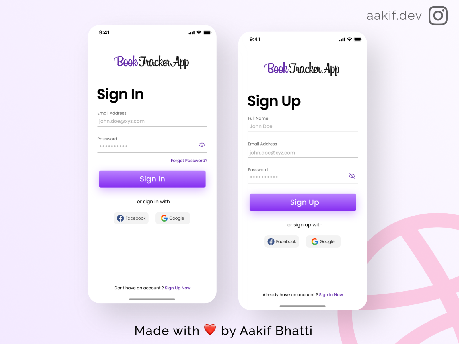 Book Tracker App 📕 by Aakif Iqbal on Dribbble
