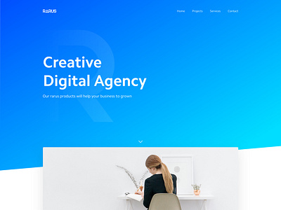Digital Agency - Homepage by Guglielmo Pardo on Dribbble