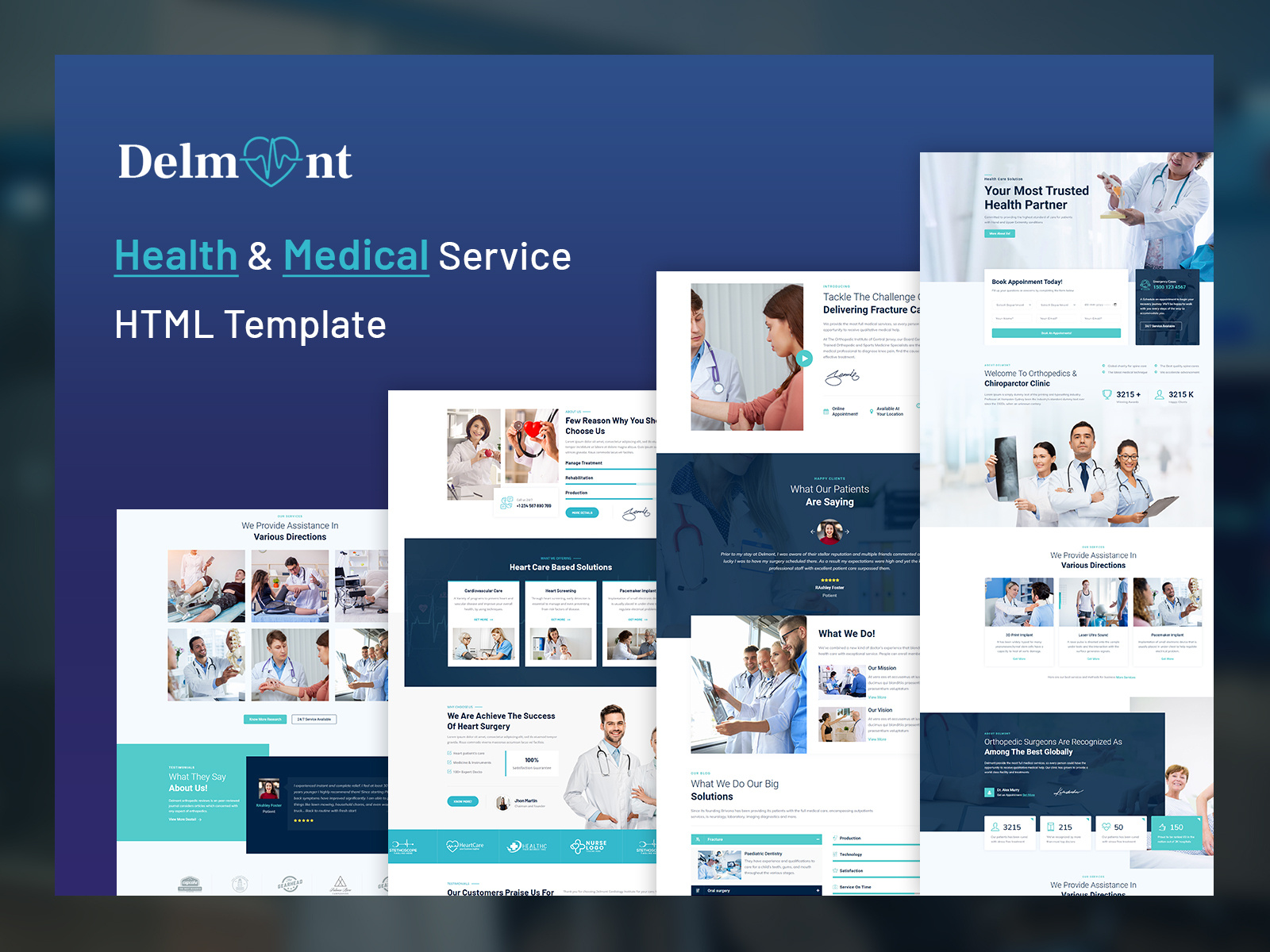 Delmont - Medical & Health HTML5 Template by Preyan Technosys Pvt.Ltd ...