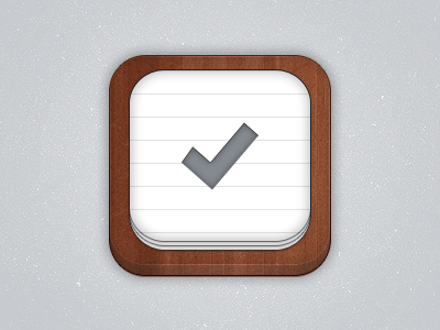 To-do iOS Icon by Giuliano Di Pace on Dribbble