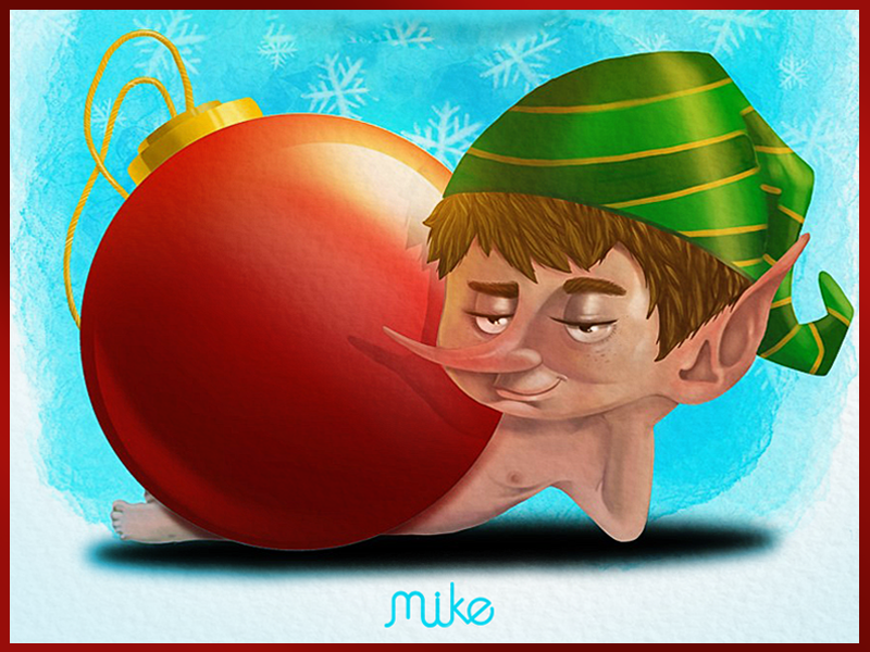 christmas Mike 2017 by Miguel Andrade on Dribbble