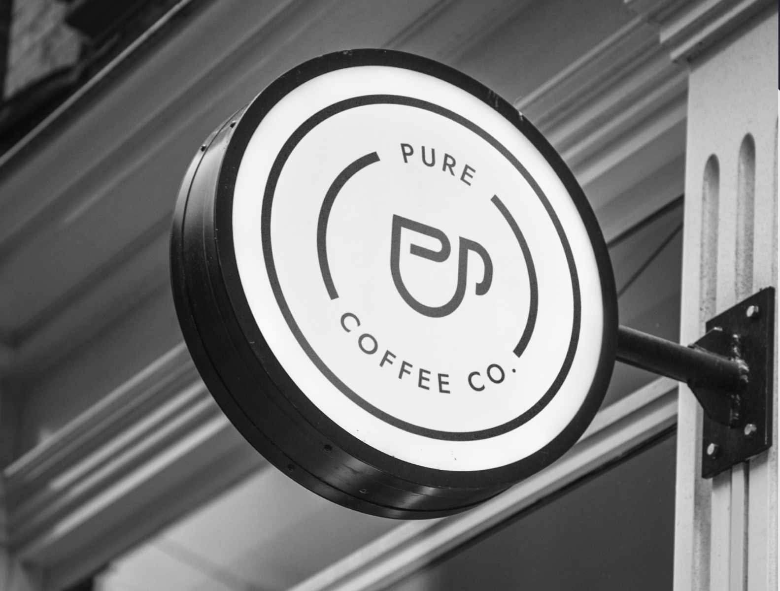 Pure Coffee Co | Sign Mockup by Ngaio Warrington on Dribbble