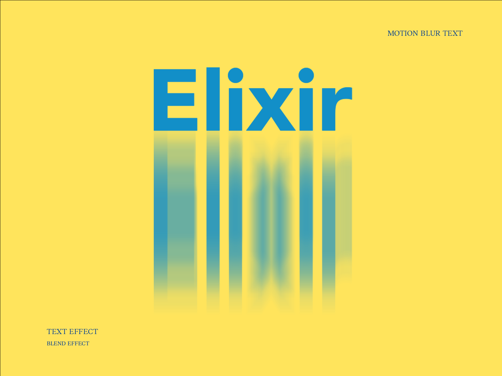 Motion Blur Text Effect by Shalaha_Rima on Dribbble