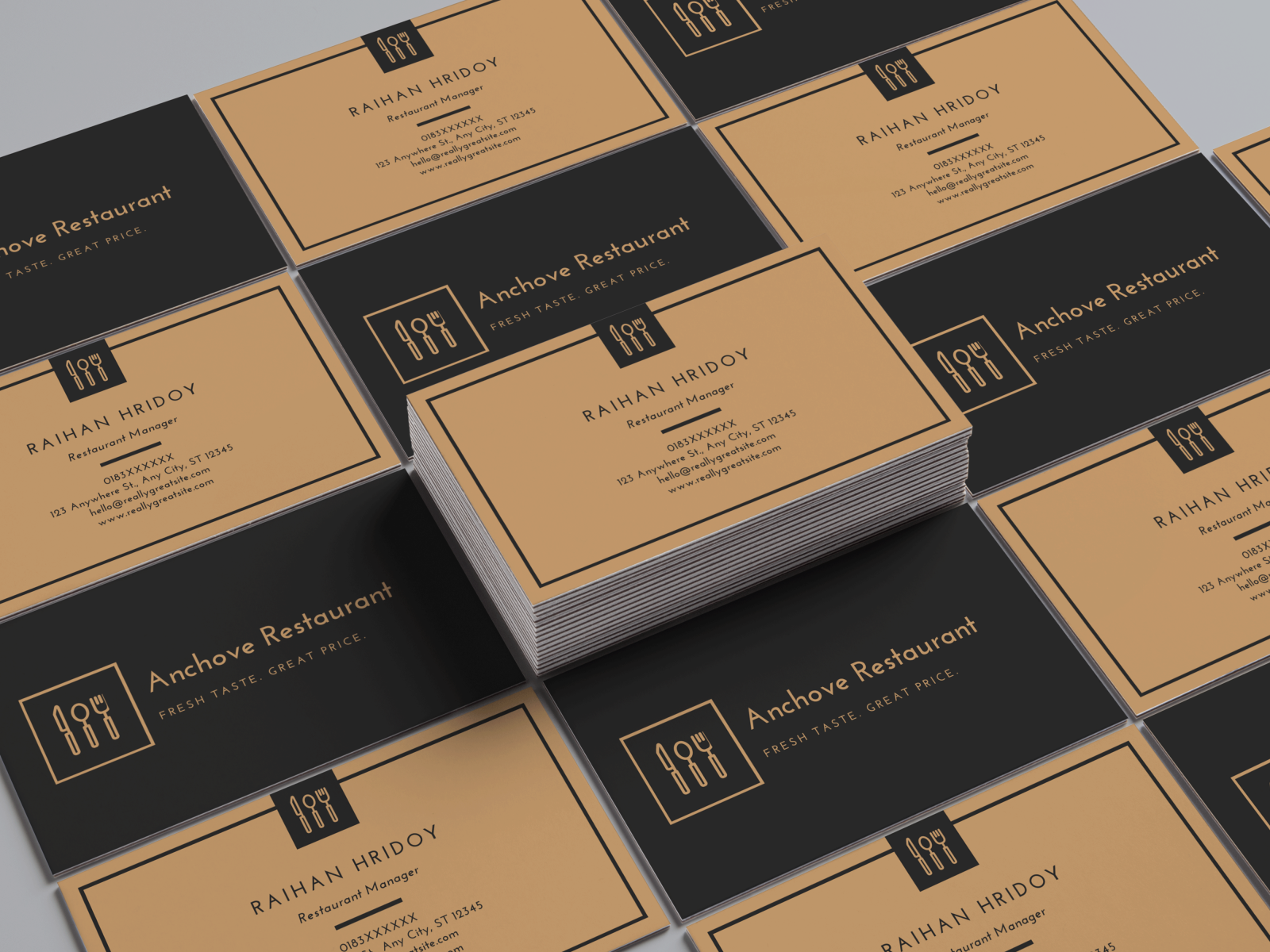 Business card by azmain raihan on Dribbble