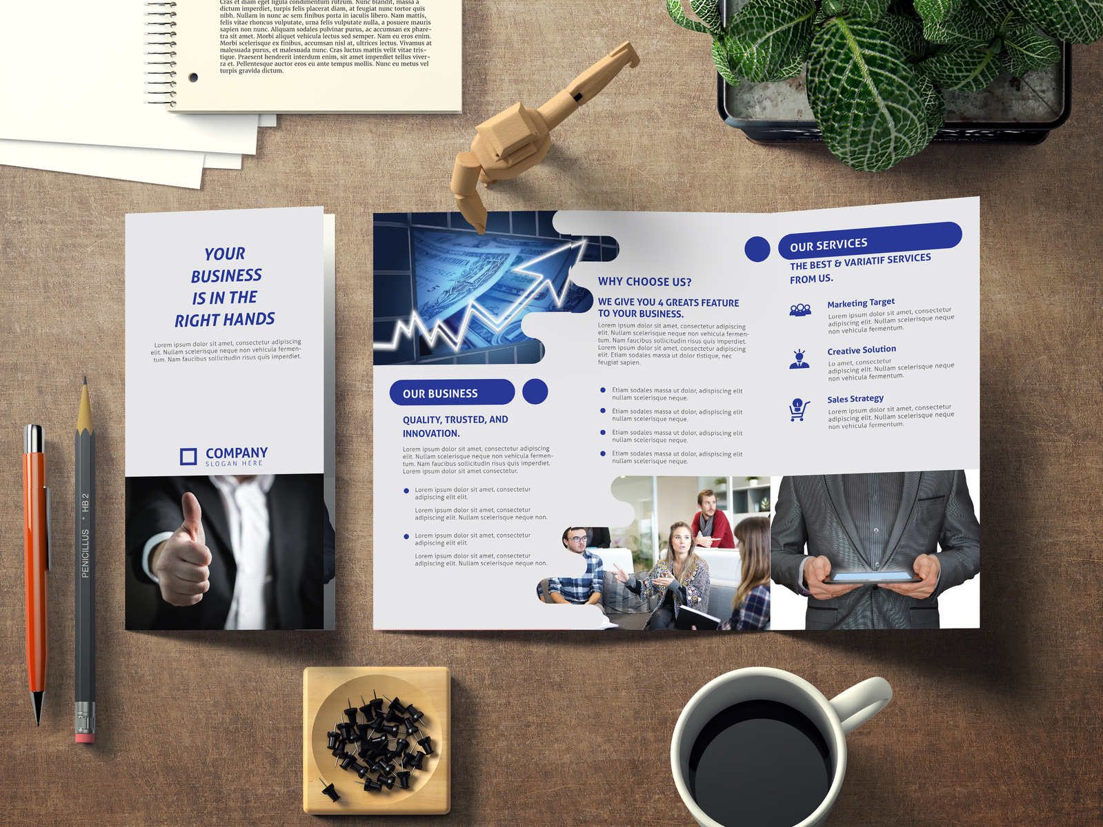Trifold Brochure by M H Rasel on Dribbble