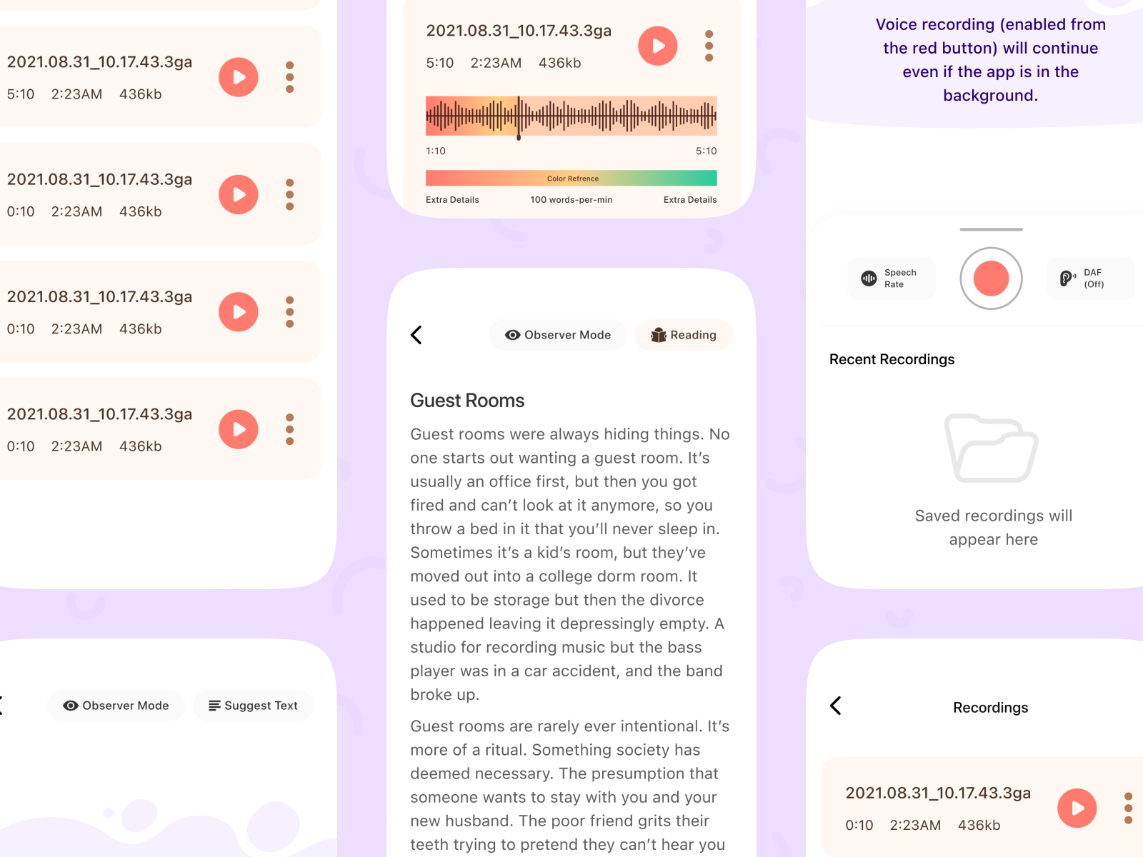 Quick Practice Screens by Salman Khan on Dribbble