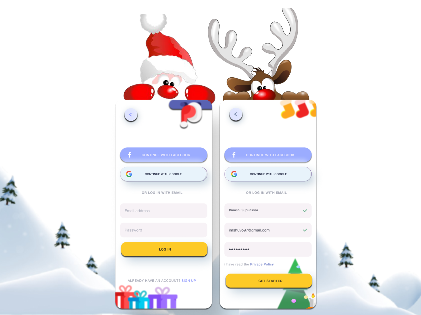 Season to Sparkle #christmas theme by Dinushi Supunsala on Dribbble