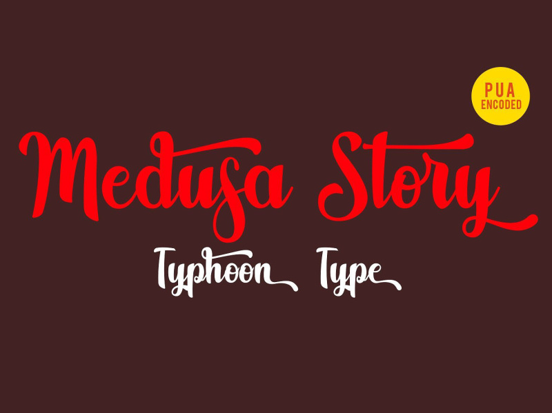 Medusa Story Free Script Font by Cat Ox on Dribbble