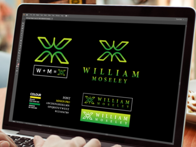 william moseley logo design by alesha design on Dribbble