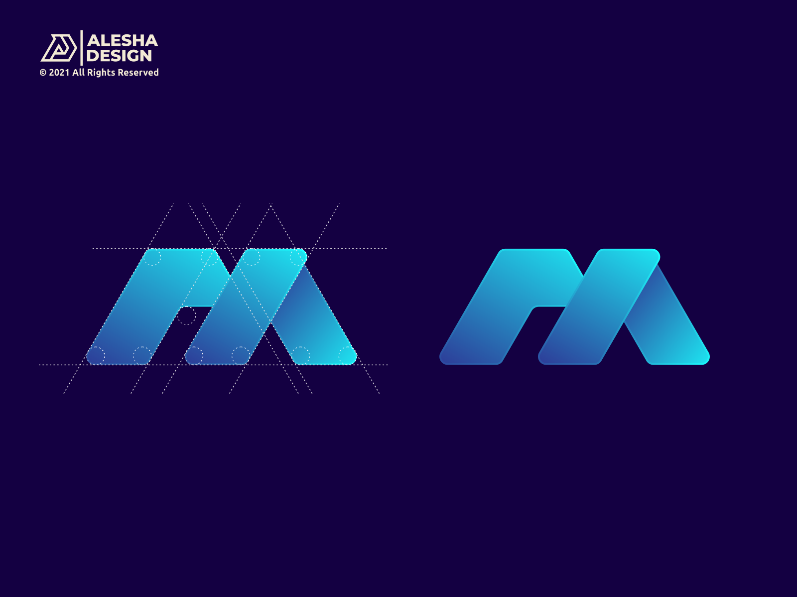 M tech Logo Design by alesha design on Dribbble