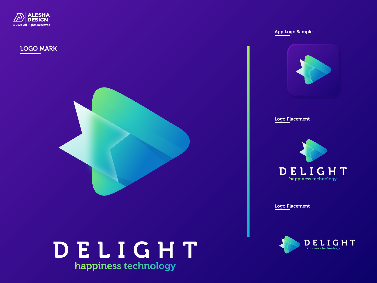DeLight Logo Design! by alesha design on Dribbble