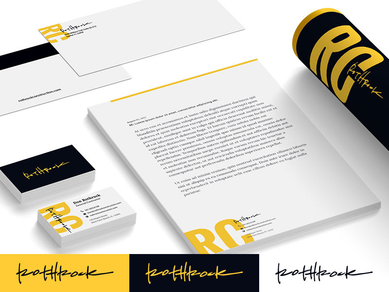 Rothrock Branding by Aaron on Dribbble