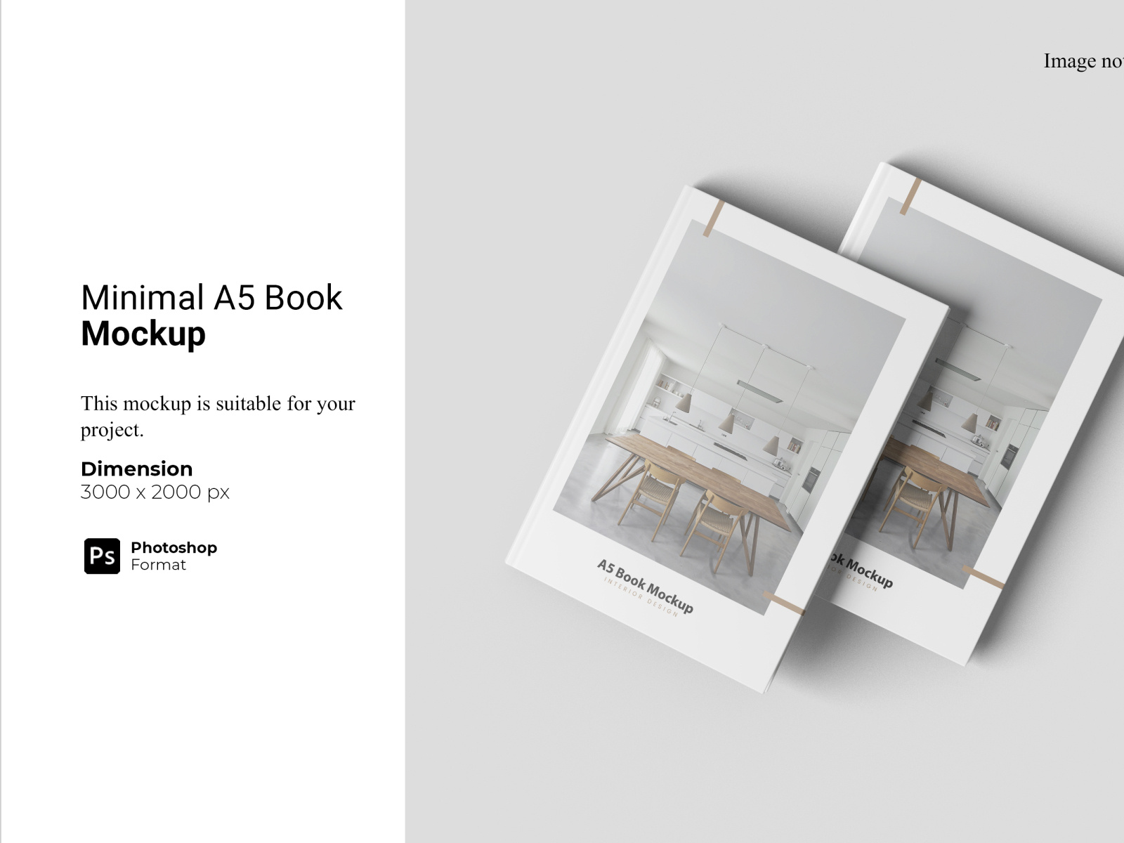 Minimal A5 Book Mockup by ianmikraz on Dribbble