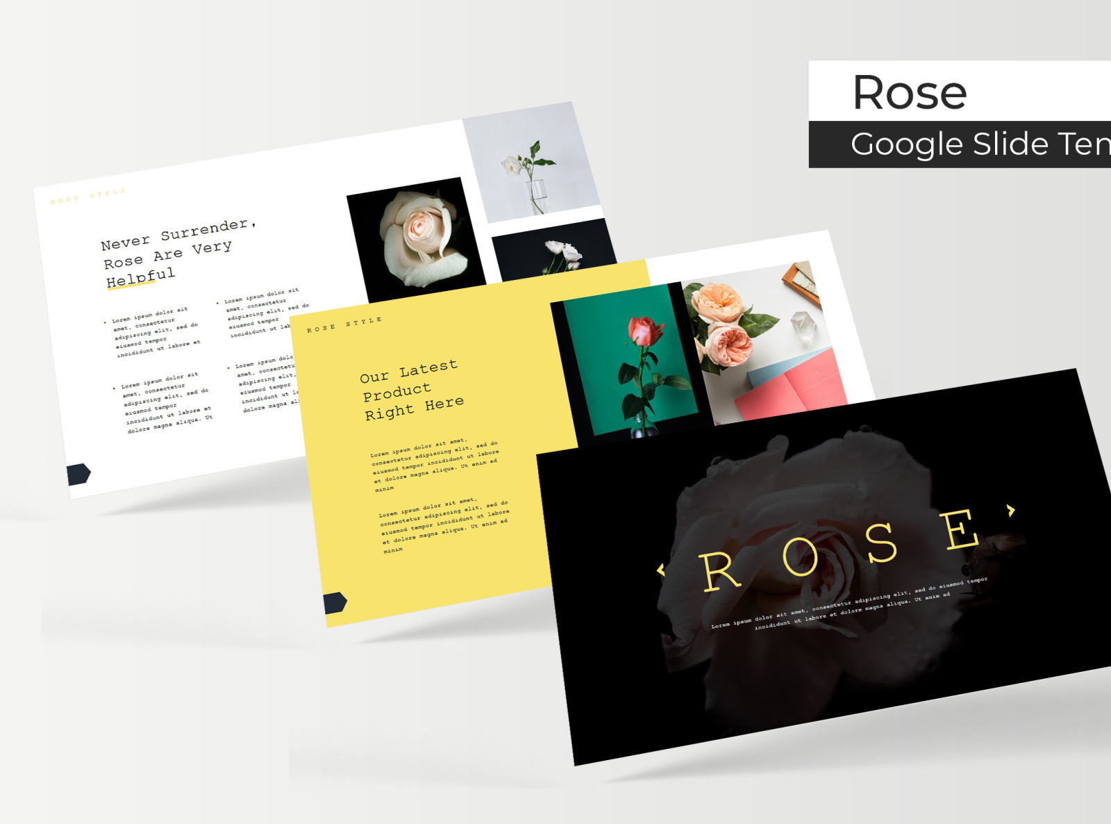 Rose Google Slide Template by ianmikraz on Dribbble