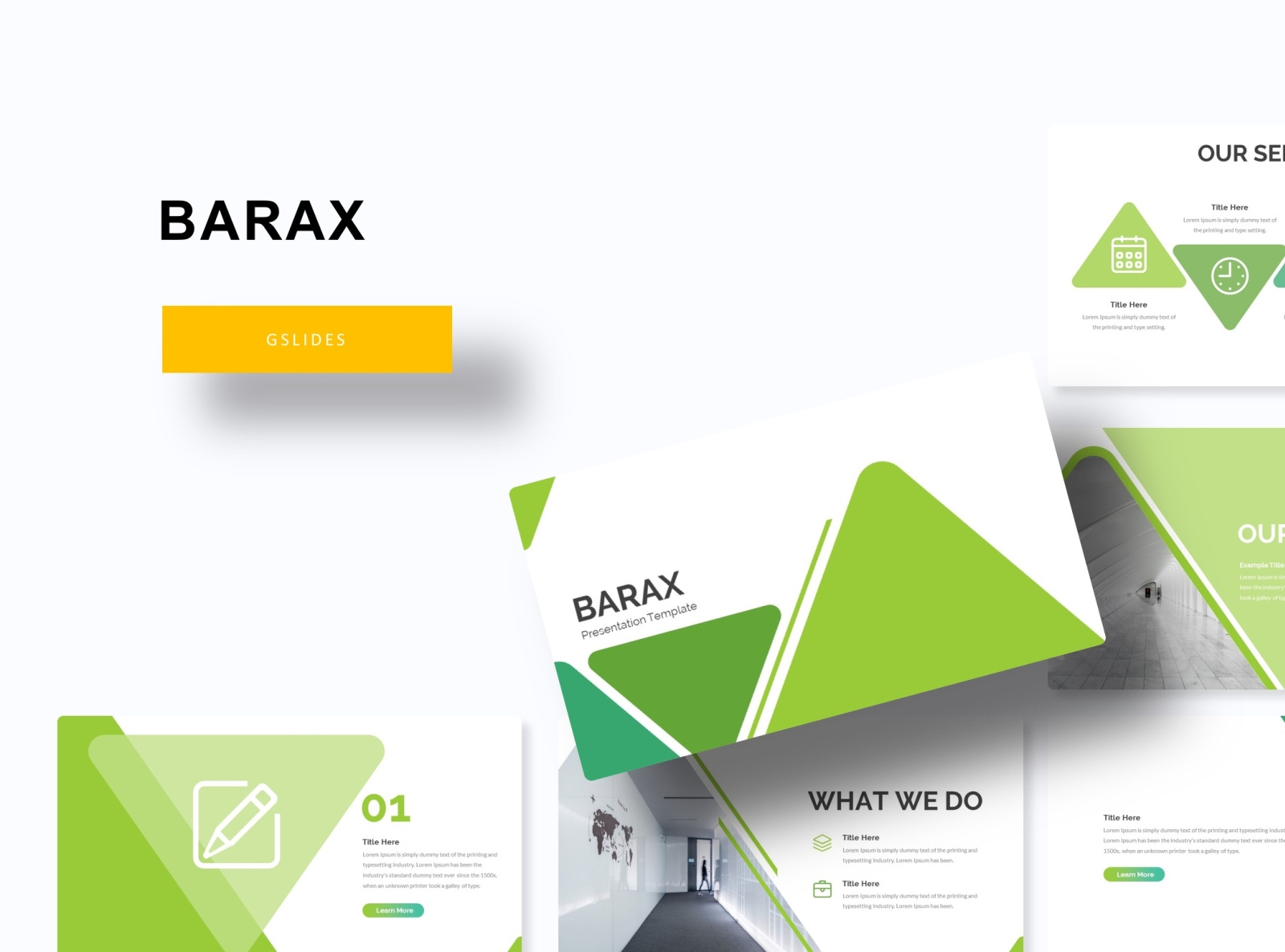 Barax Google Slide Template by ianmikraz on Dribbble