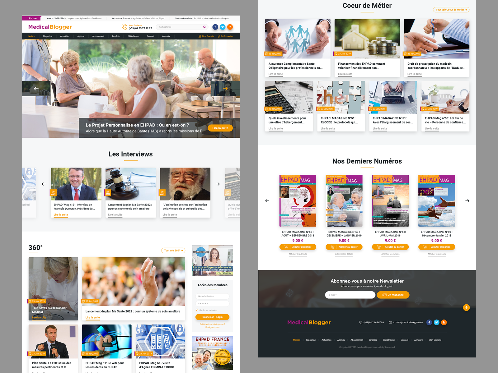 Medical Blogger by Riaz Pathan on Dribbble