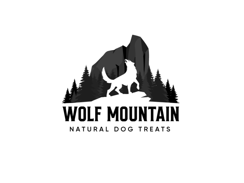 Wolf Mountain Logo by Alexandru Cuciuc on Dribbble