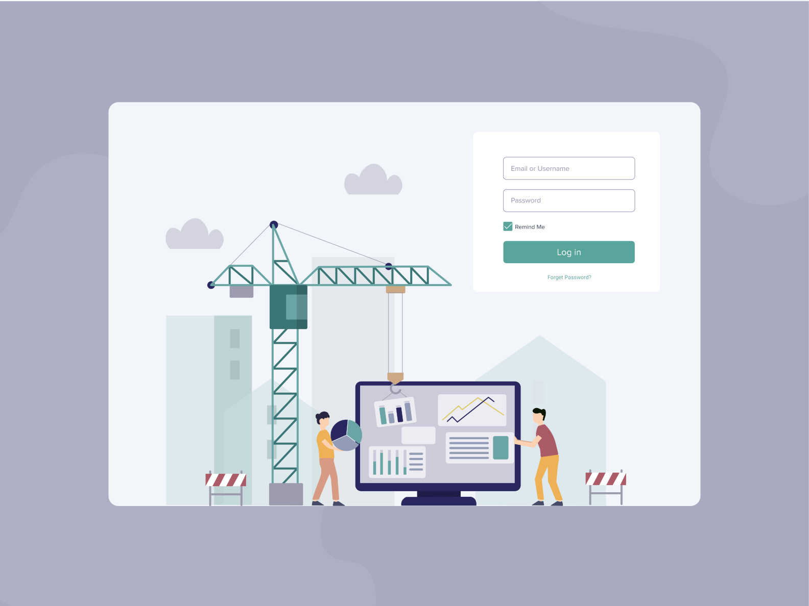 Log in by Nikoo Gerdab on Dribbble