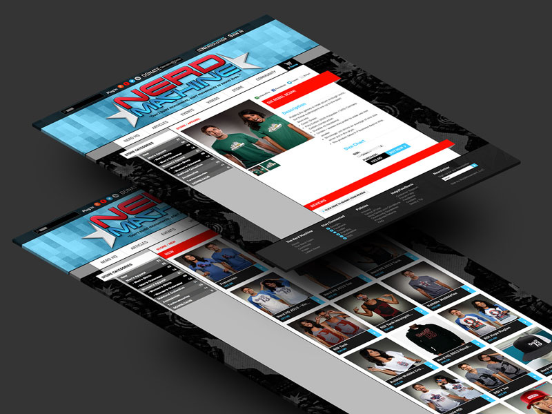 The Nerd Machine Store Design by Gary Flavin on Dribbble