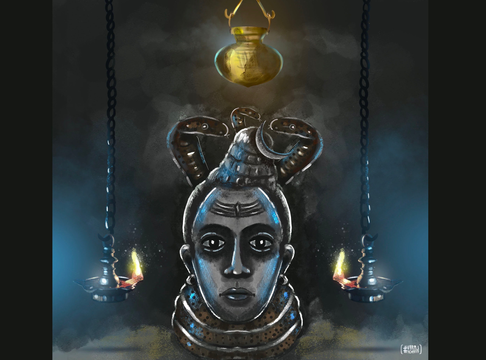 Shiva 3 by Varad Raj G.K. Acharya on Dribbble