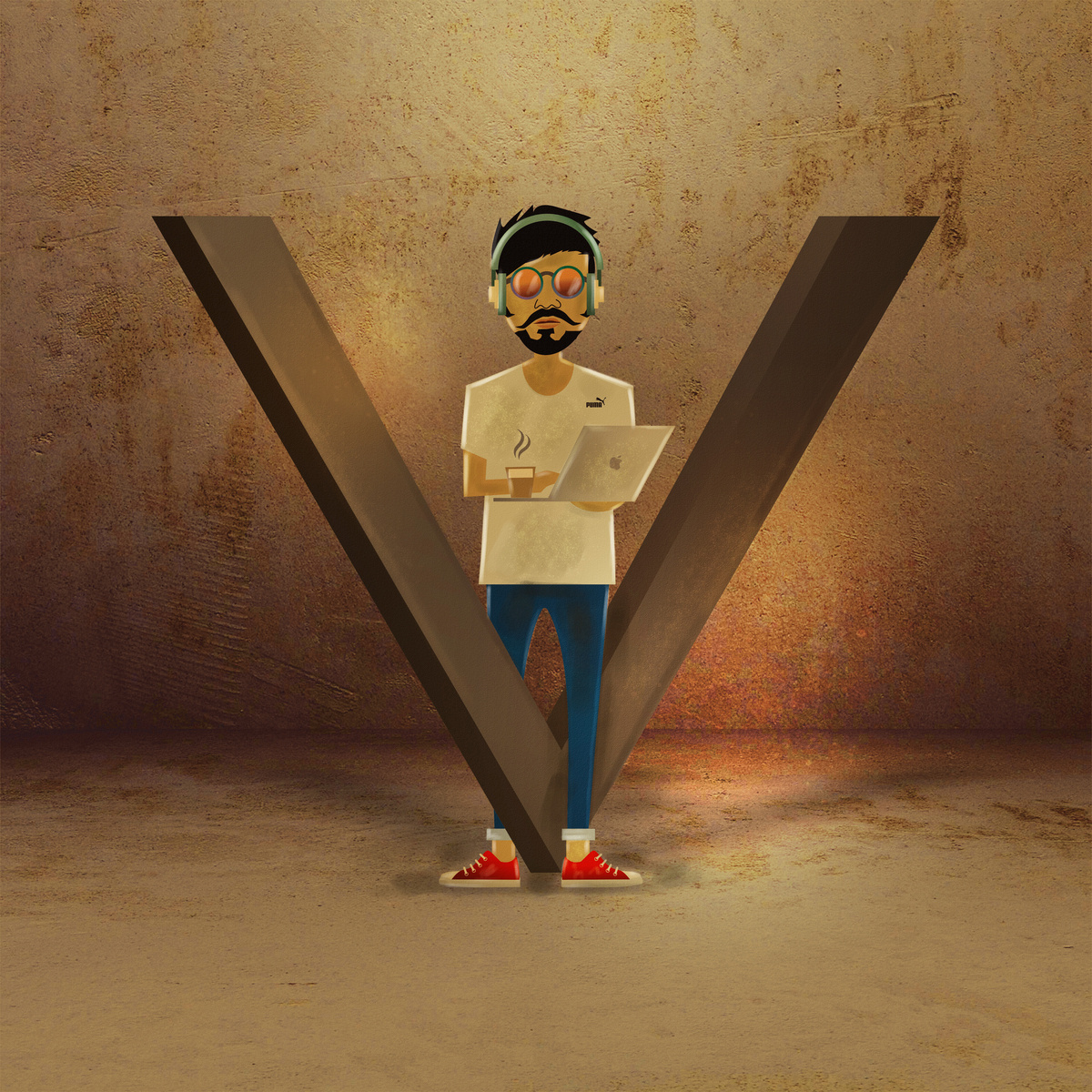 Man by Varad Raj G.K. Acharya on Dribbble