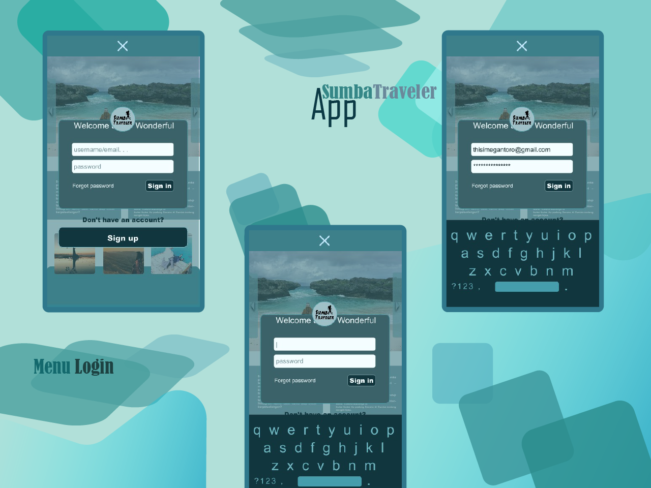 Dribbble - menu_login.png by Mg Megan