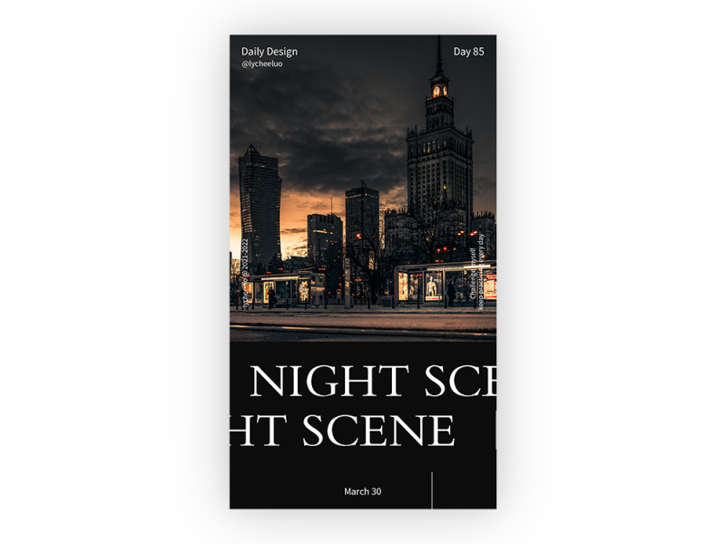 Day 85 by lycheeluo on Dribbble