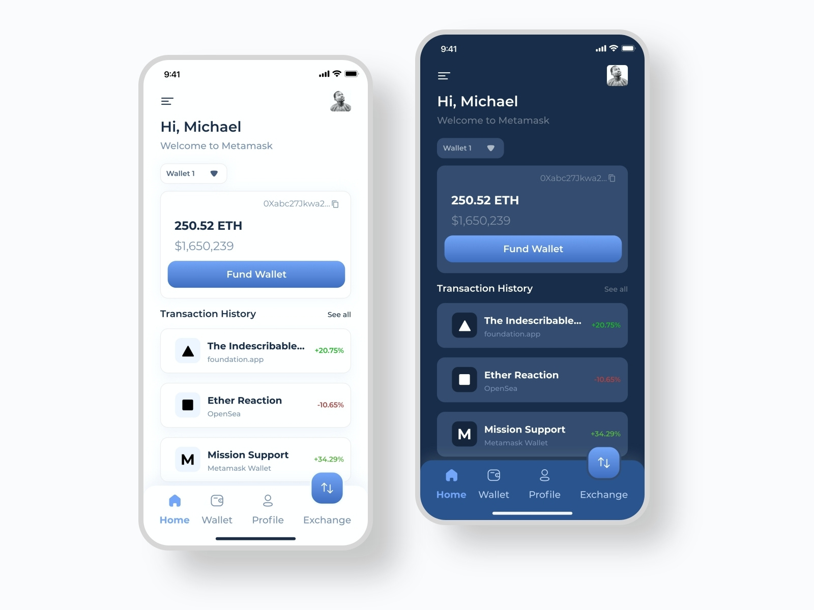 💎 Wallet App UI Design by Michael Shodipo - Product Designer on Dribbble