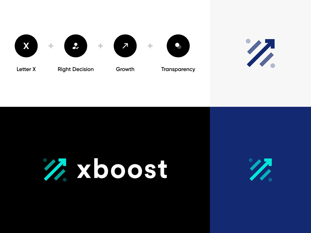 xboost logo - Unused concept by Hoang Nguyen on Dribbble