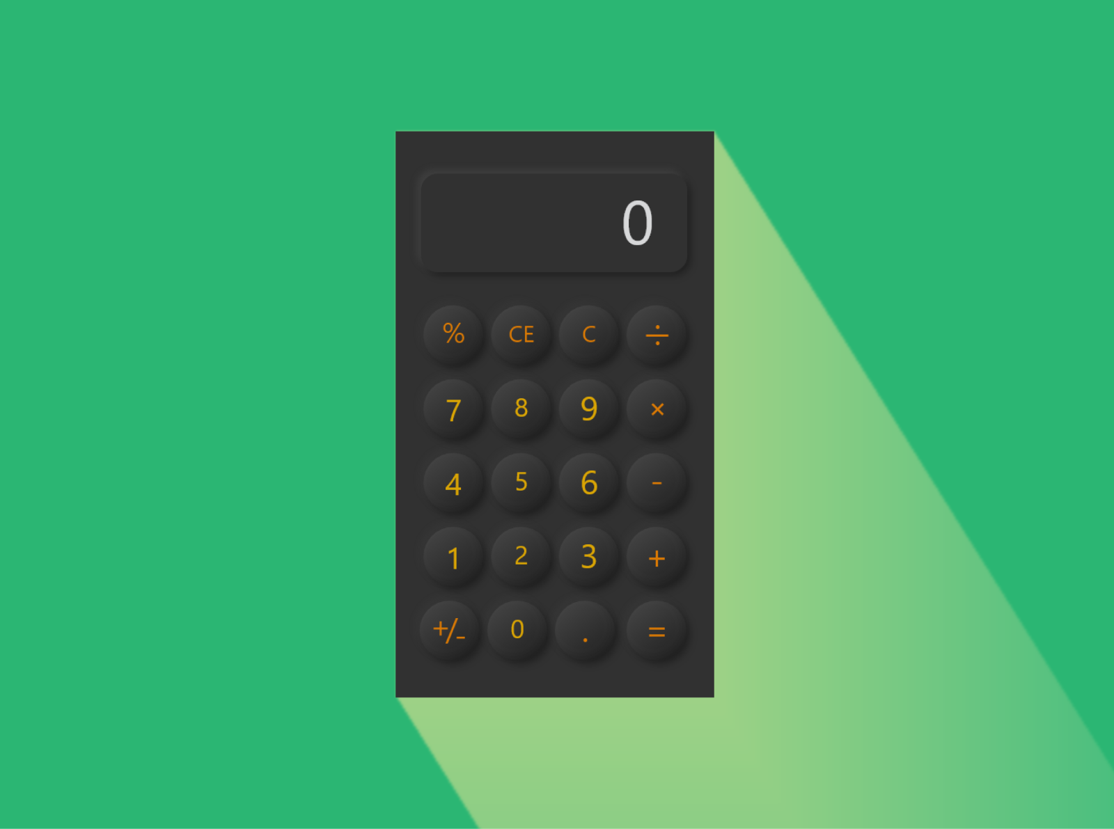Design challenge - Calculator by Isabel Mercedes Parini on Dribbble